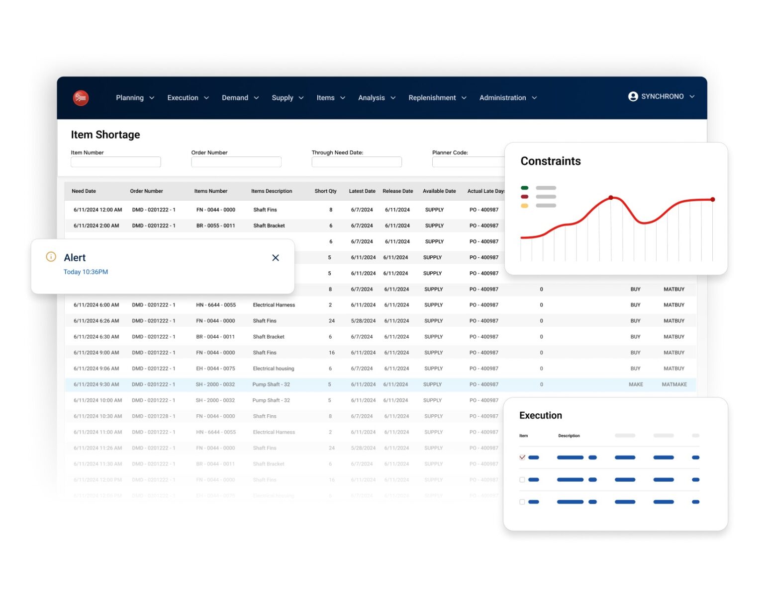 Advanced Manufacturing Scheduling Software