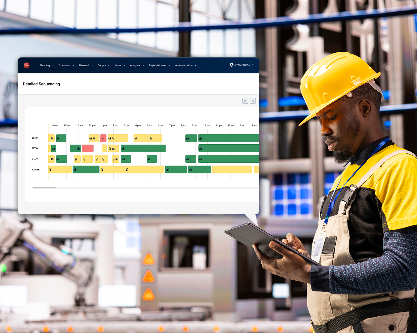Dynamic Scheduling Software For Discrete Manufacturing | Synchrono®